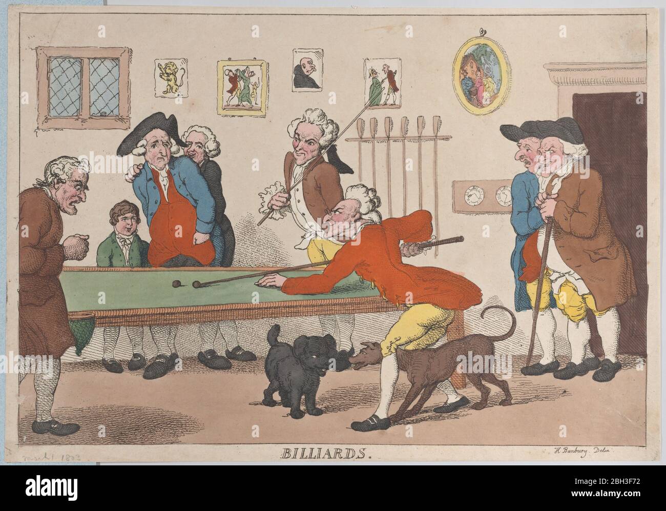 19th century playing pool hi-res stock photography and images - Alamy