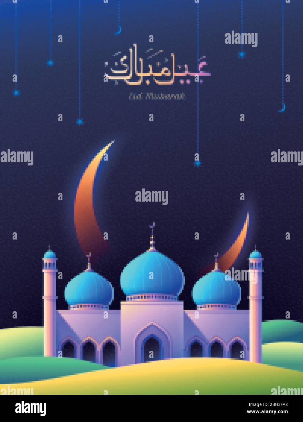 Giant mosque Stock Vector Images - Alamy