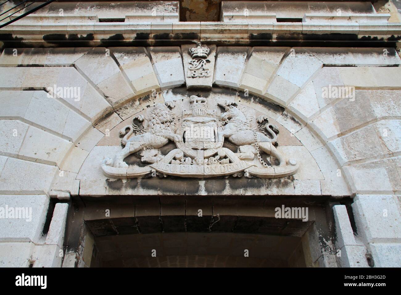 Verdala fort in bormla (malta Stock Photo - Alamy