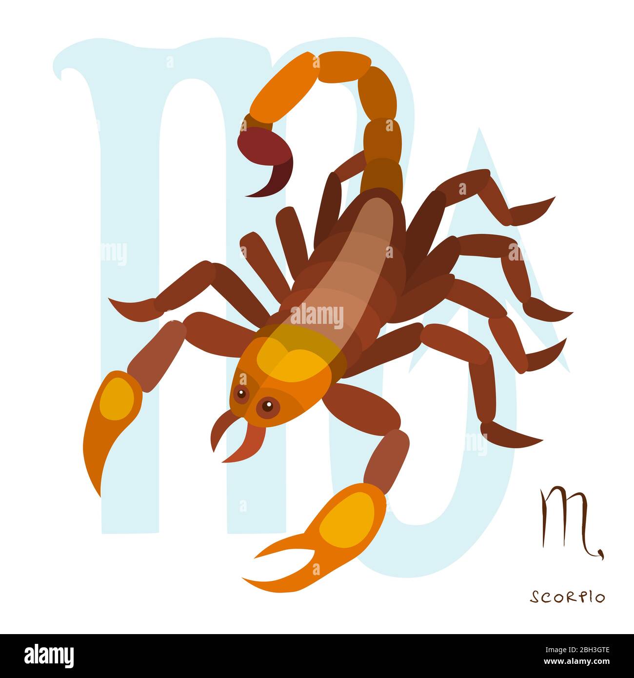 Scorpio zodiac vector sketch hi-res stock photography and images - Alamy