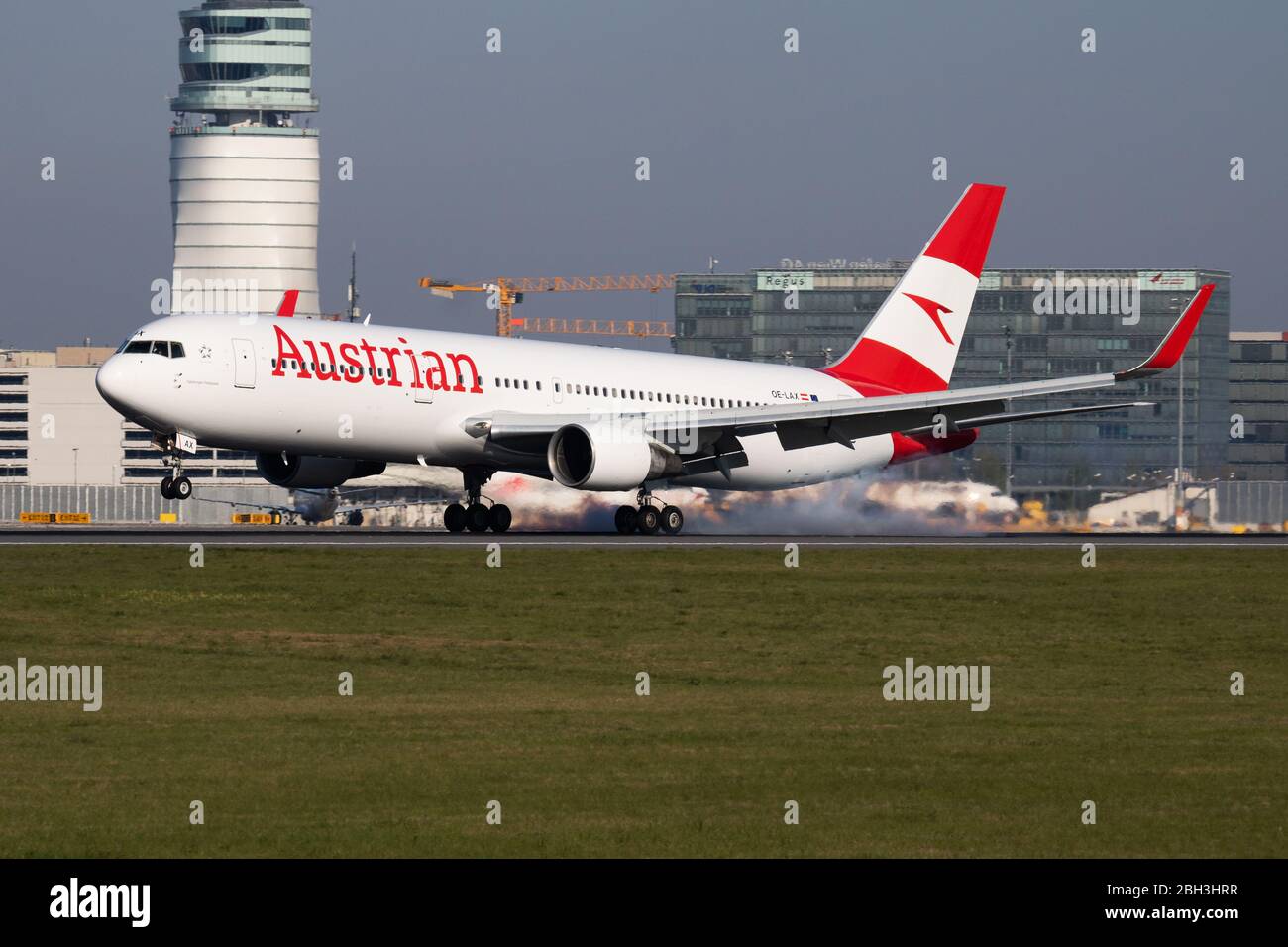 Vienna / Austria - April 18, 2019: Austrian Airlines Boeing 767-300 OE ...