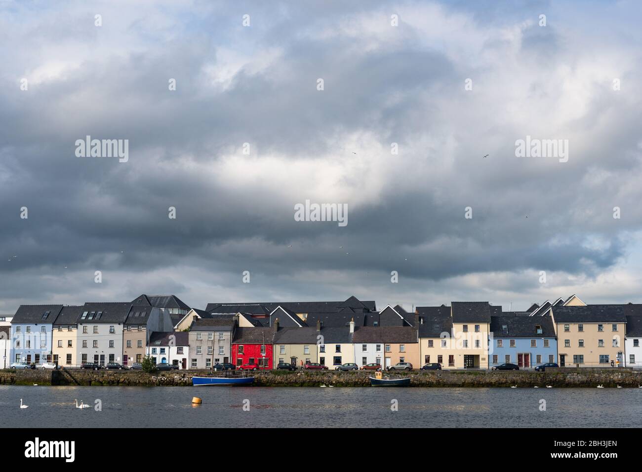 Quay row houses galway ireland hi-res stock photography and images - Alamy