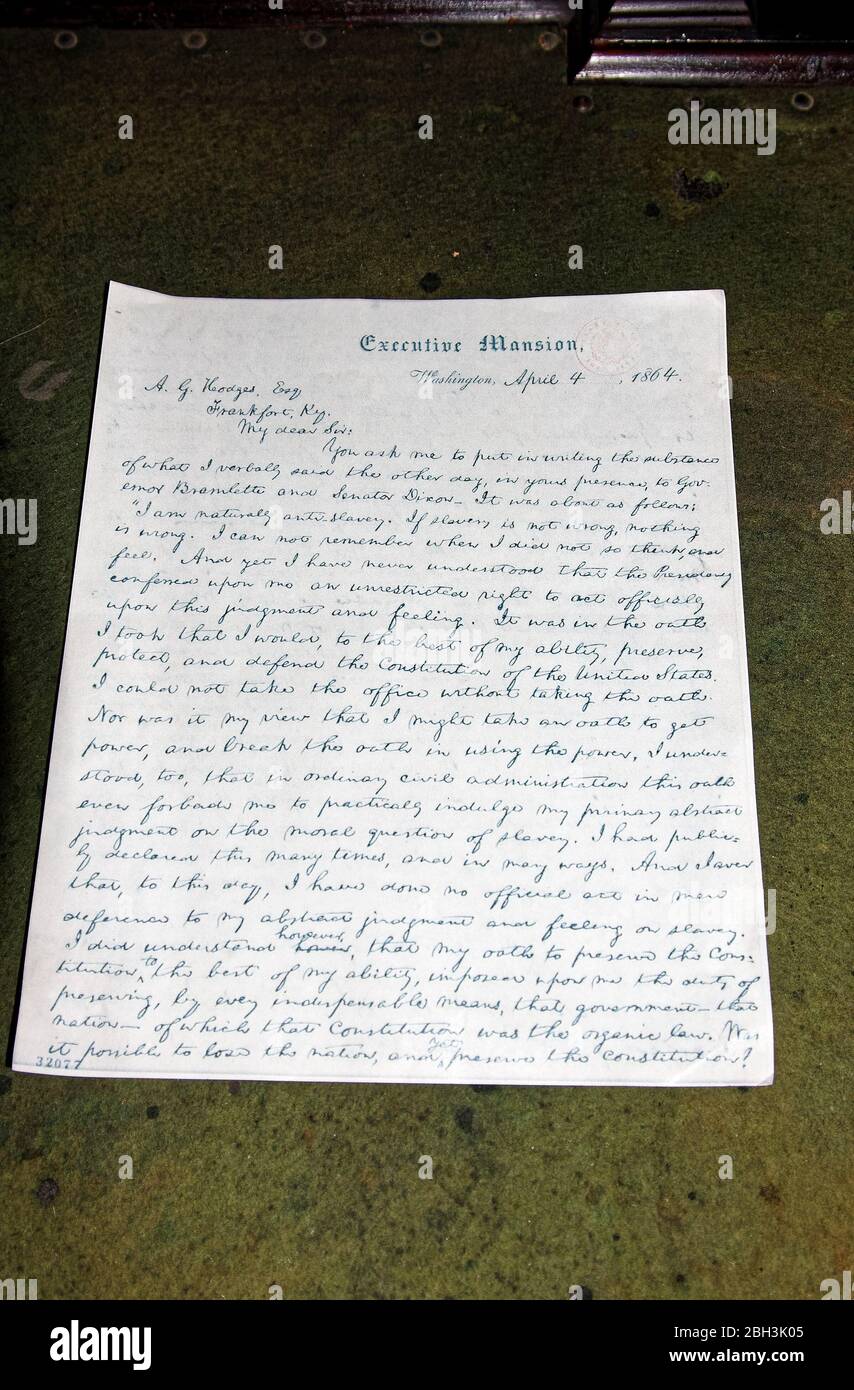 Emancipation proclamation newspaper hi-res stock photography and images ...