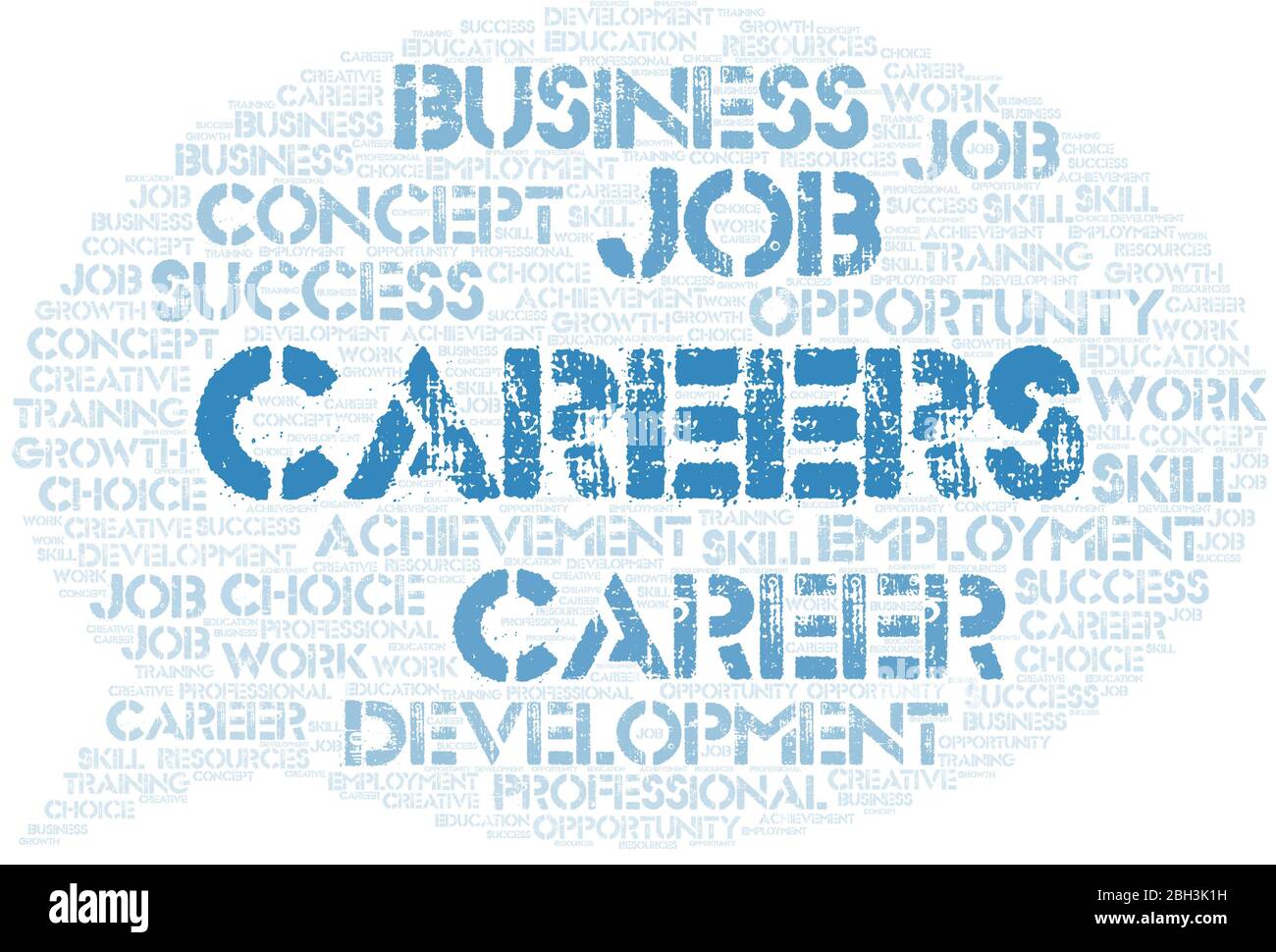 Careers typography word cloud. Wordcloud collage made with the text ...