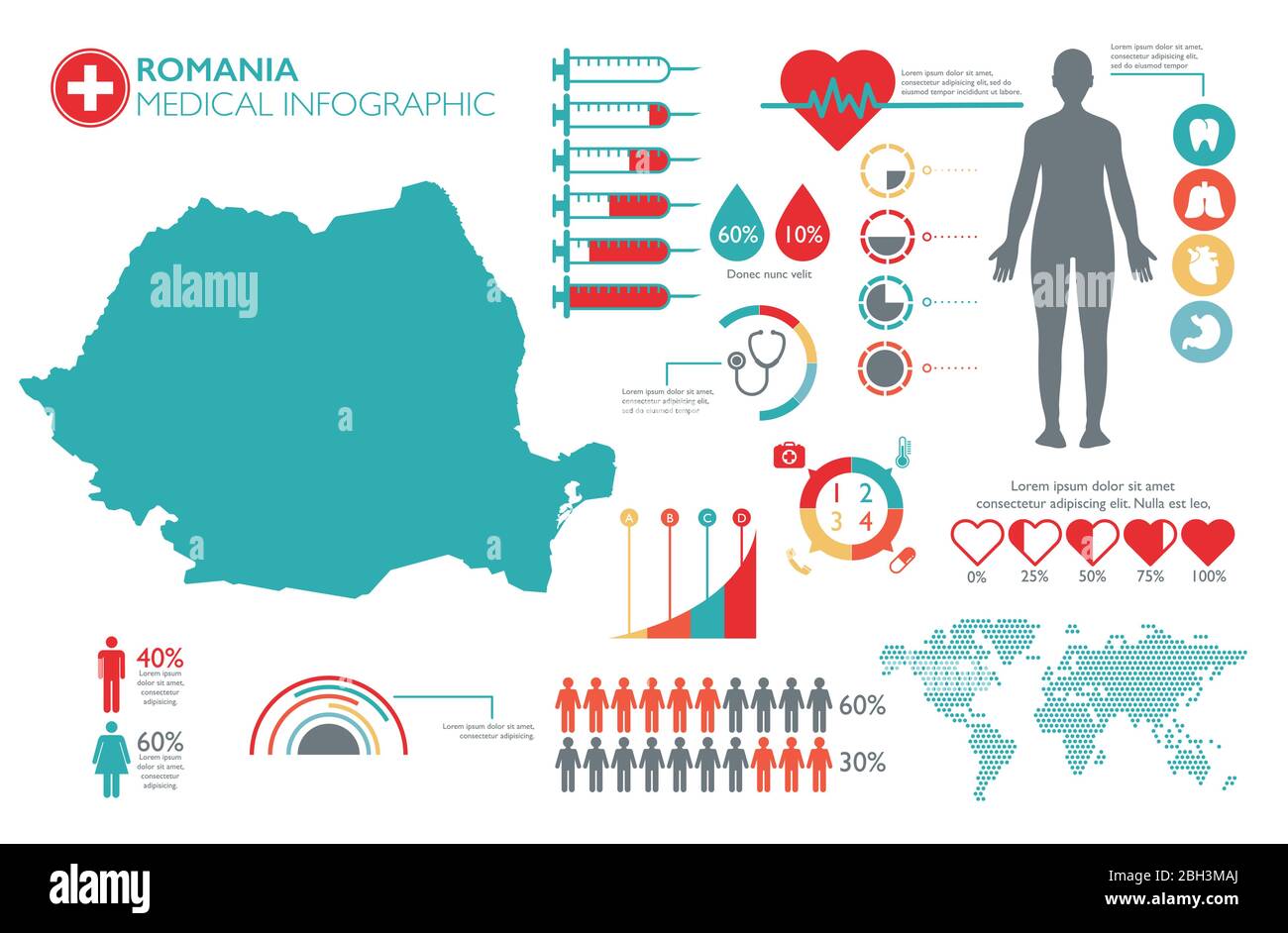 Romania health system Stock Vector Images - Alamy