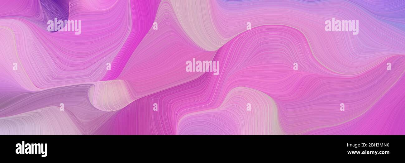 smooth modern soft swirl waves background design with orchid, thistle ...