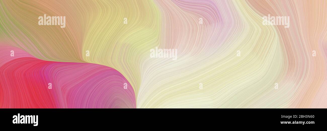 smooth landscape orientation graphic with waves. modern waves ...