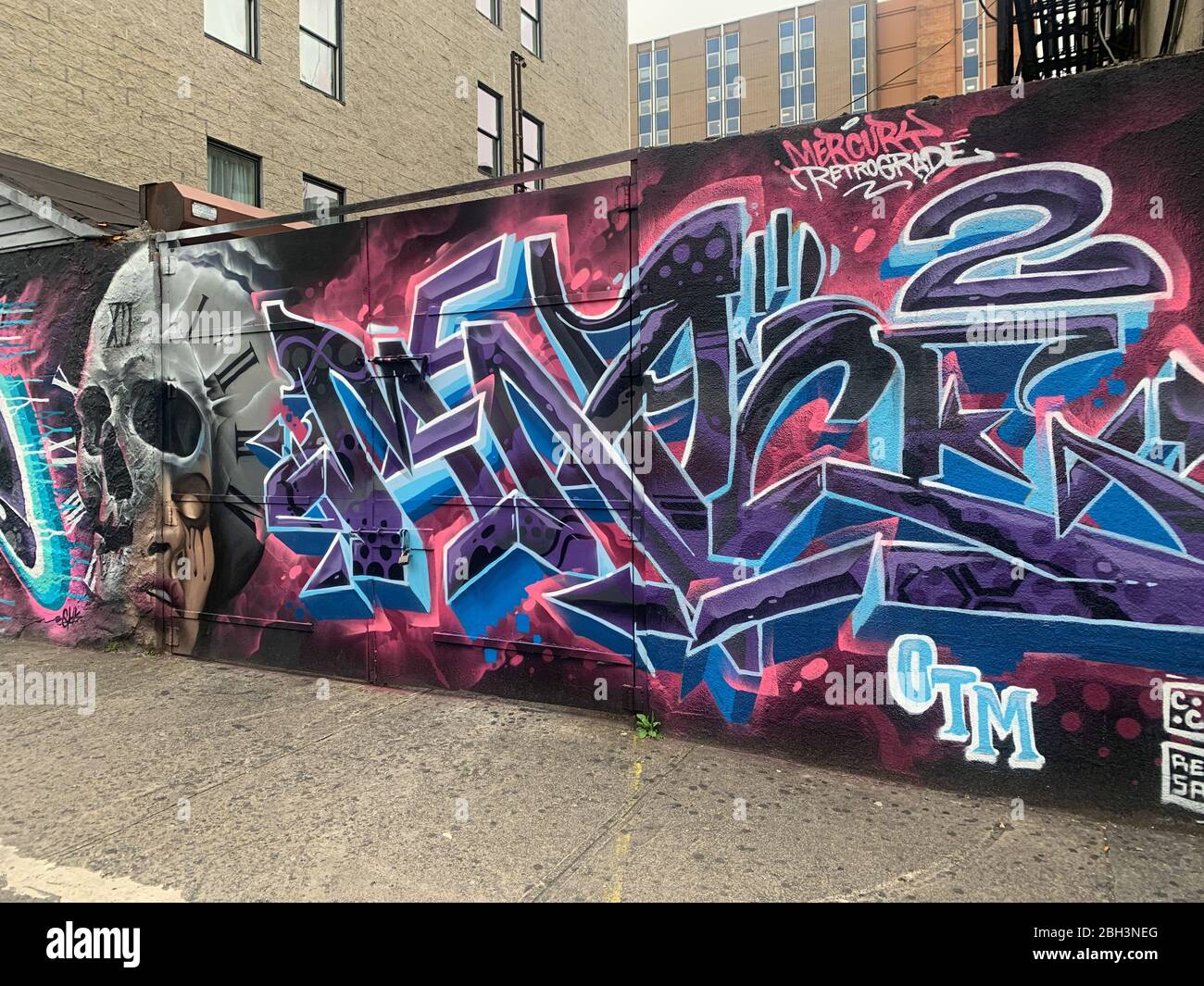 Brooklyn, USA. 23rd Apr, 2020. (NEW) Covid-19: Graffiti used as ...