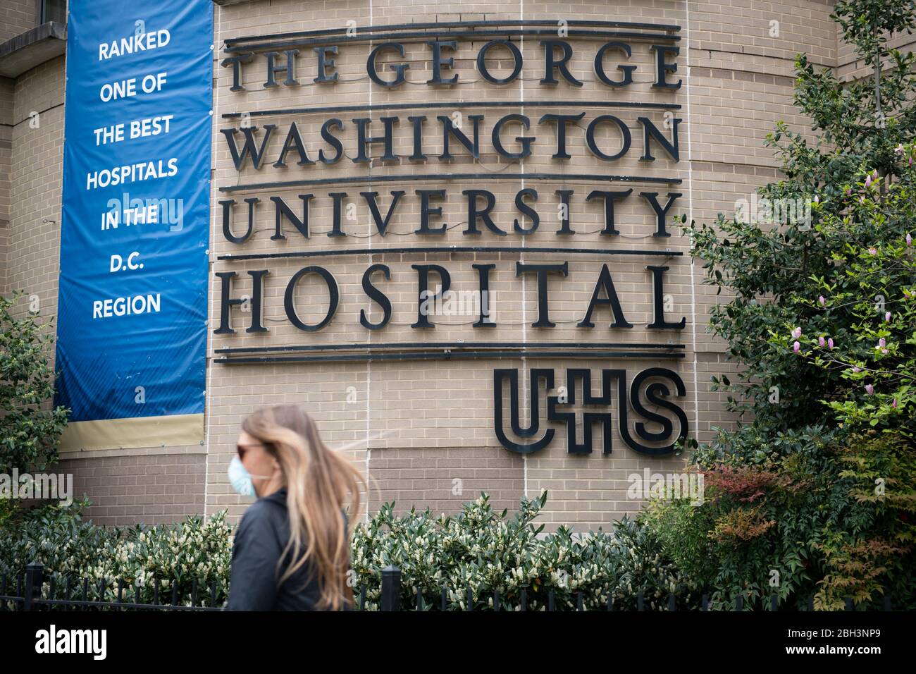 George washington university hospital washington hi-res stock ...
