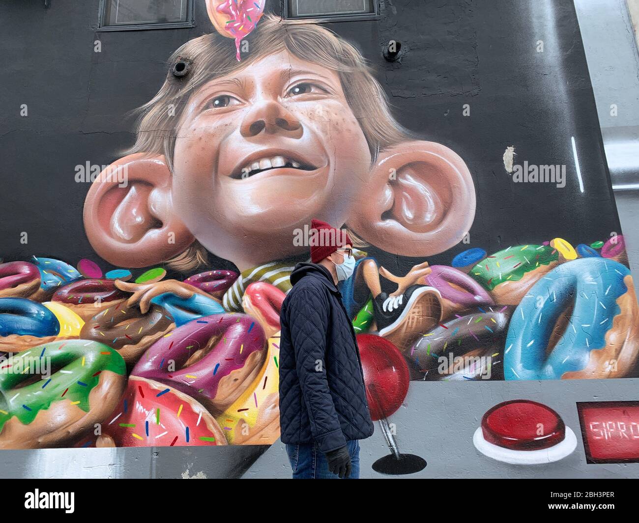 Brooklyn, USA. 23rd Apr, 2020. (NEW) Covid-19: Graffiti used as ...