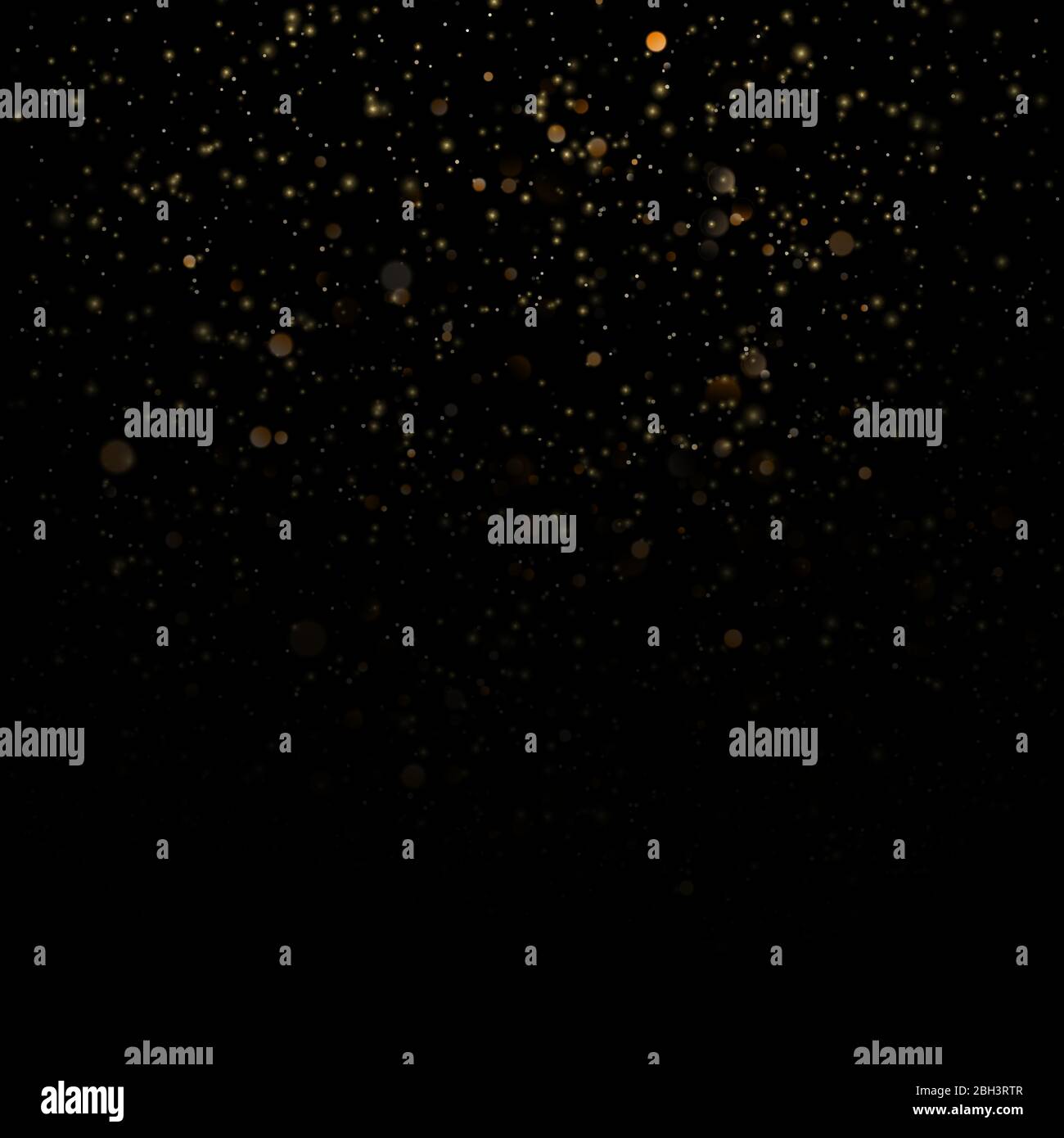 Glitter particles overlay effect. Gold glittering star dust sparkling ...