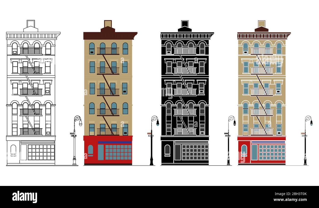 Classic Building in front view Stock Vector Image & Art - Alamy