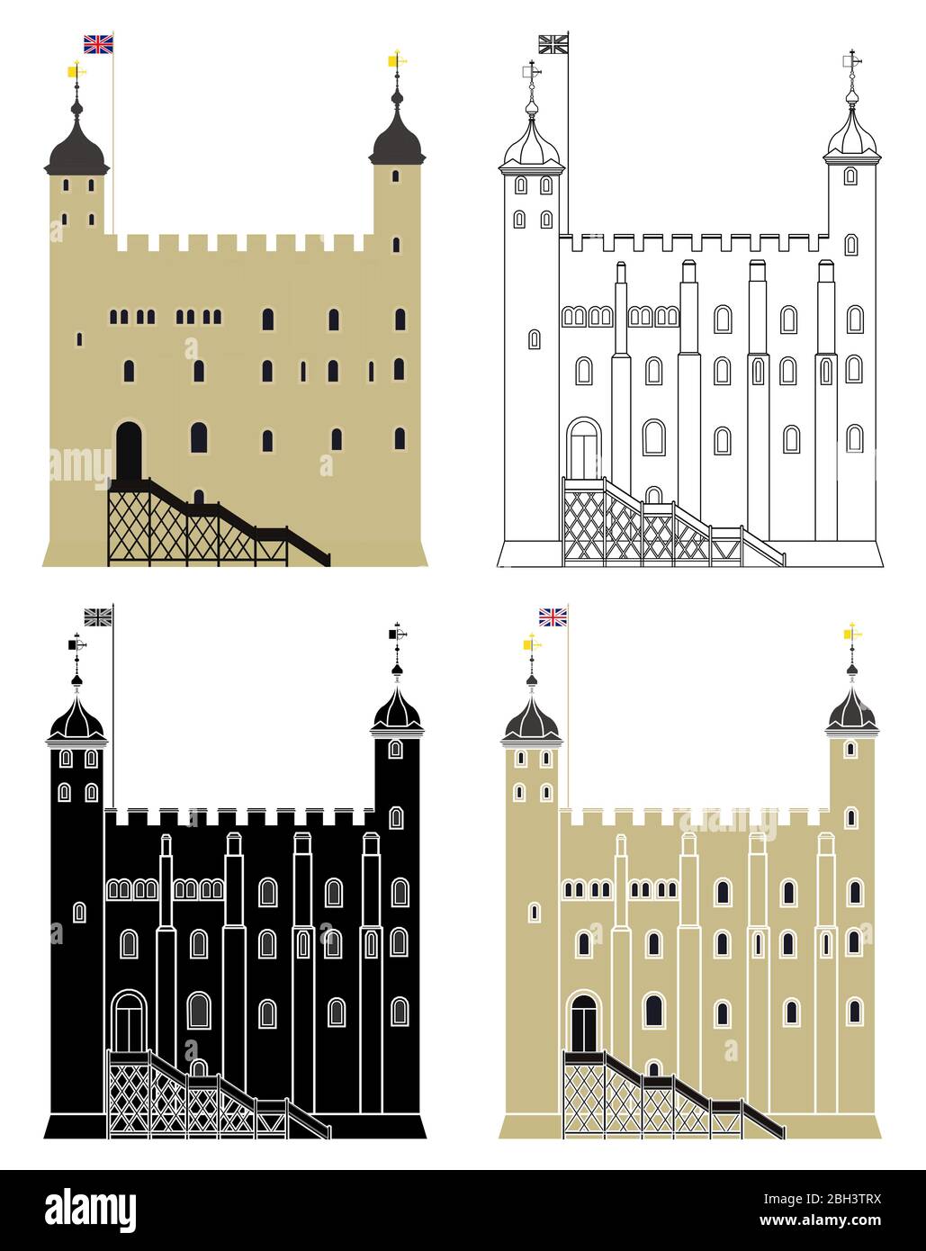 England fortress old Cut Out Stock Images & Pictures - Alamy