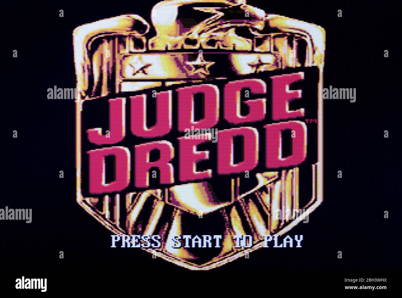 Judge Dredd - Sega Genesis Mega Drive - Editorial use only Stock Photo ...