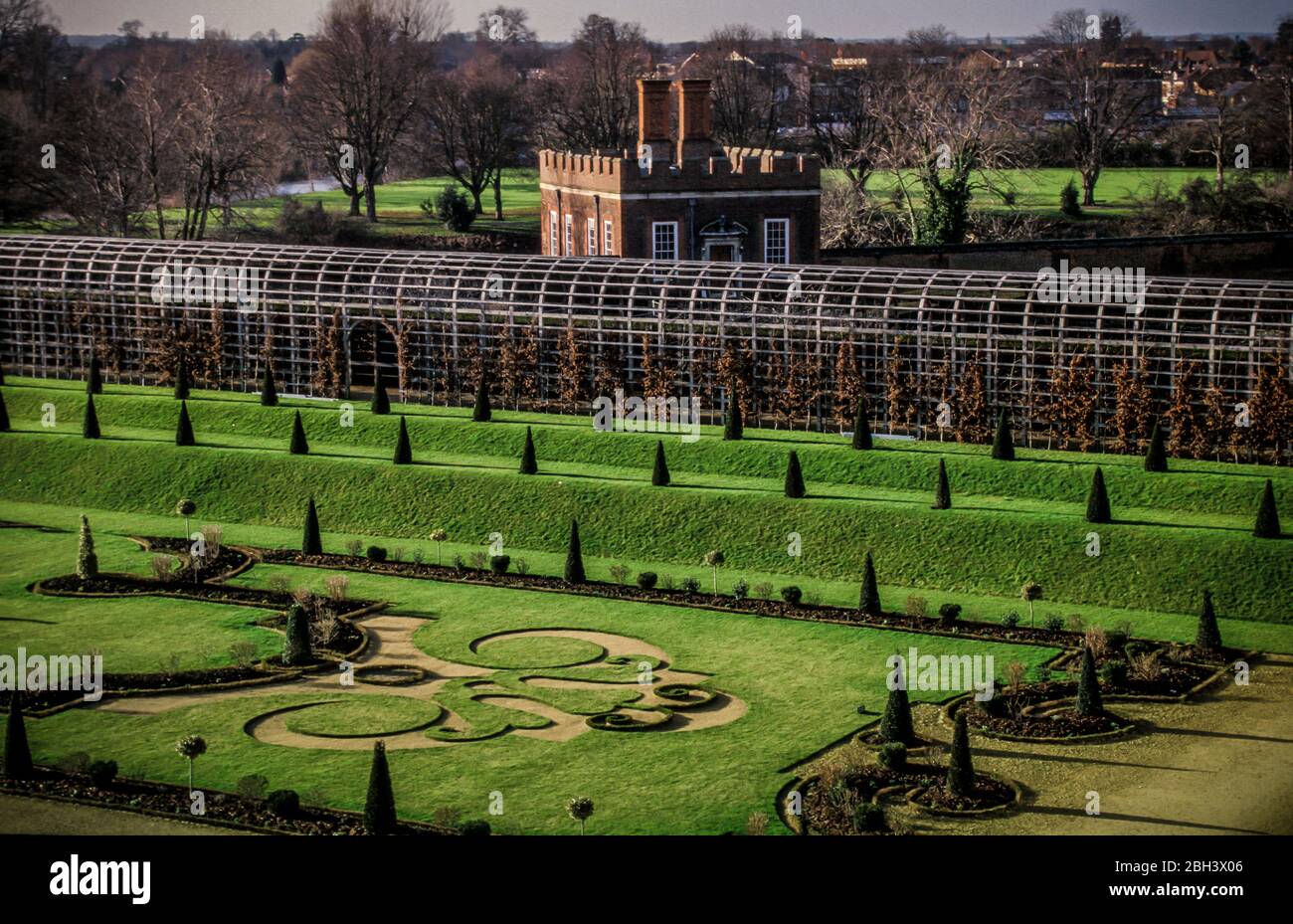 The Privy Garden of William III at Hampton Court Palace Stock Photo - Alamy