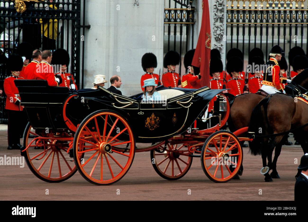 4th June 2002 - Prince Edward, Sophie Countess of Wessex and Princess ...
