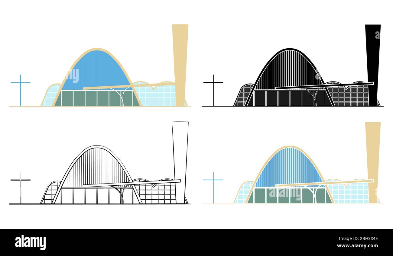 Famous square rome Stock Vector Images - Alamy