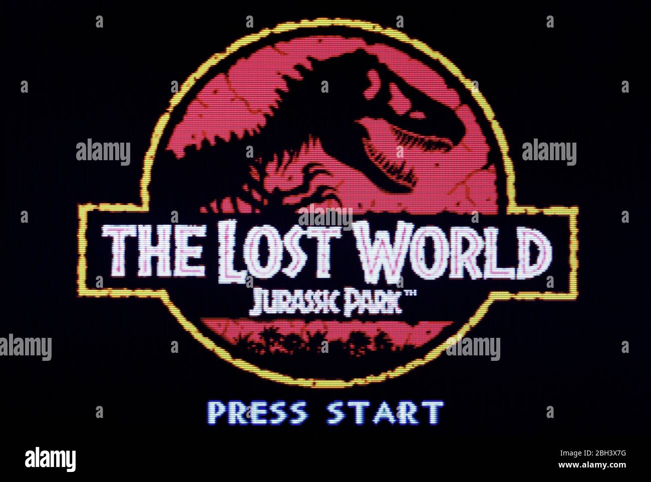 The Lost World Jurassic Park - Sega Genesis Mega Drive - Editorial use ...