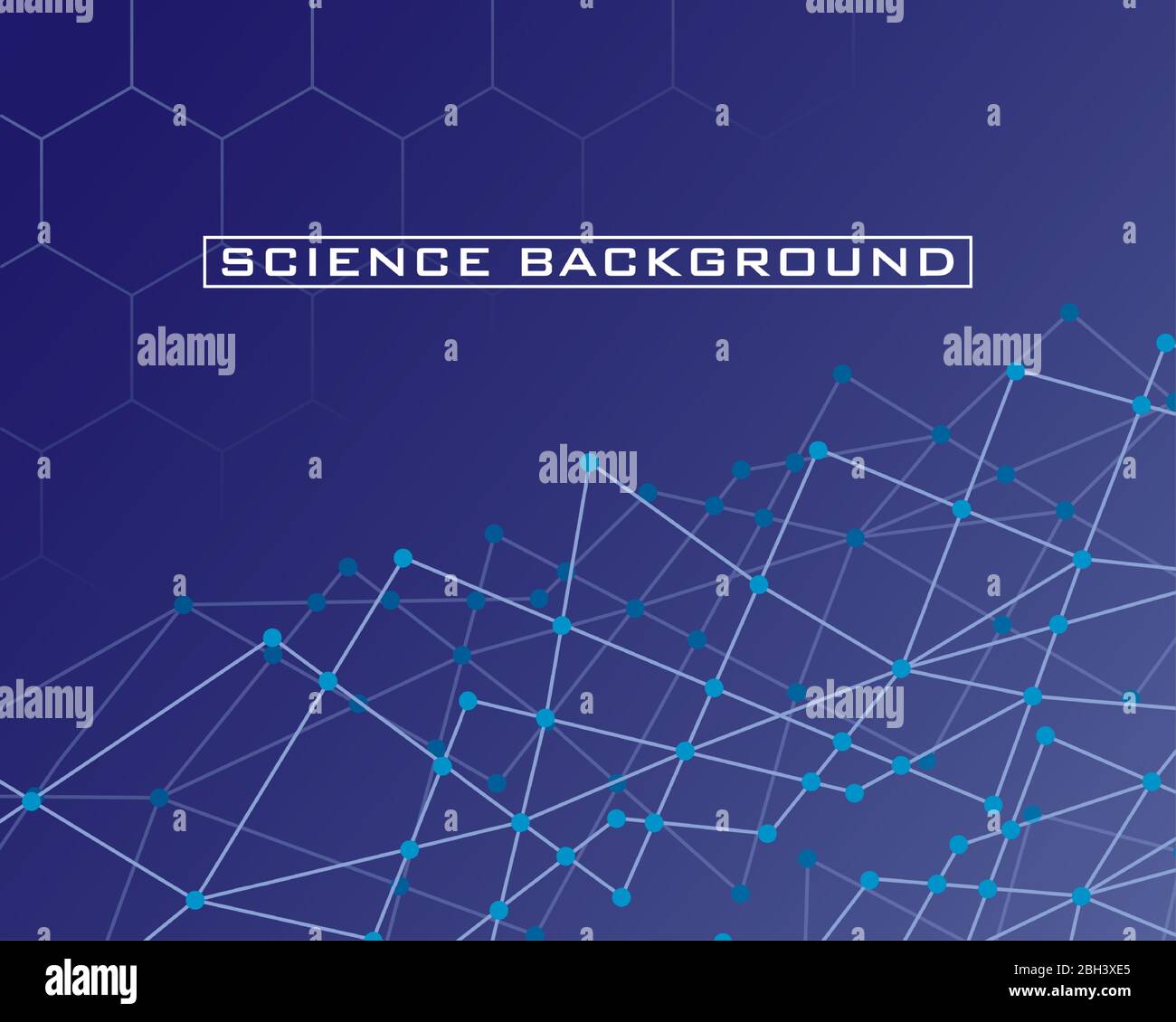purple science background with lines structures Stock Vector Image ...