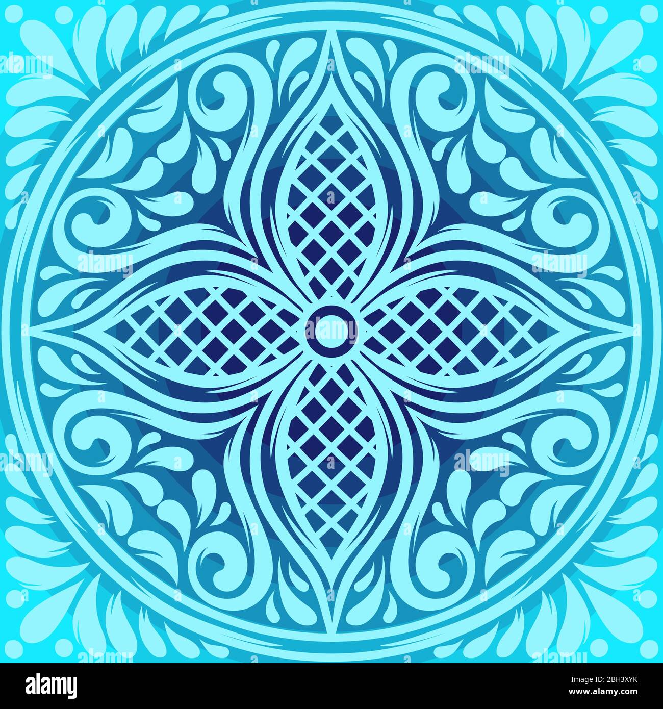 Italian ceramic tile pattern. Mediterranean porcelain pottery Stock ...