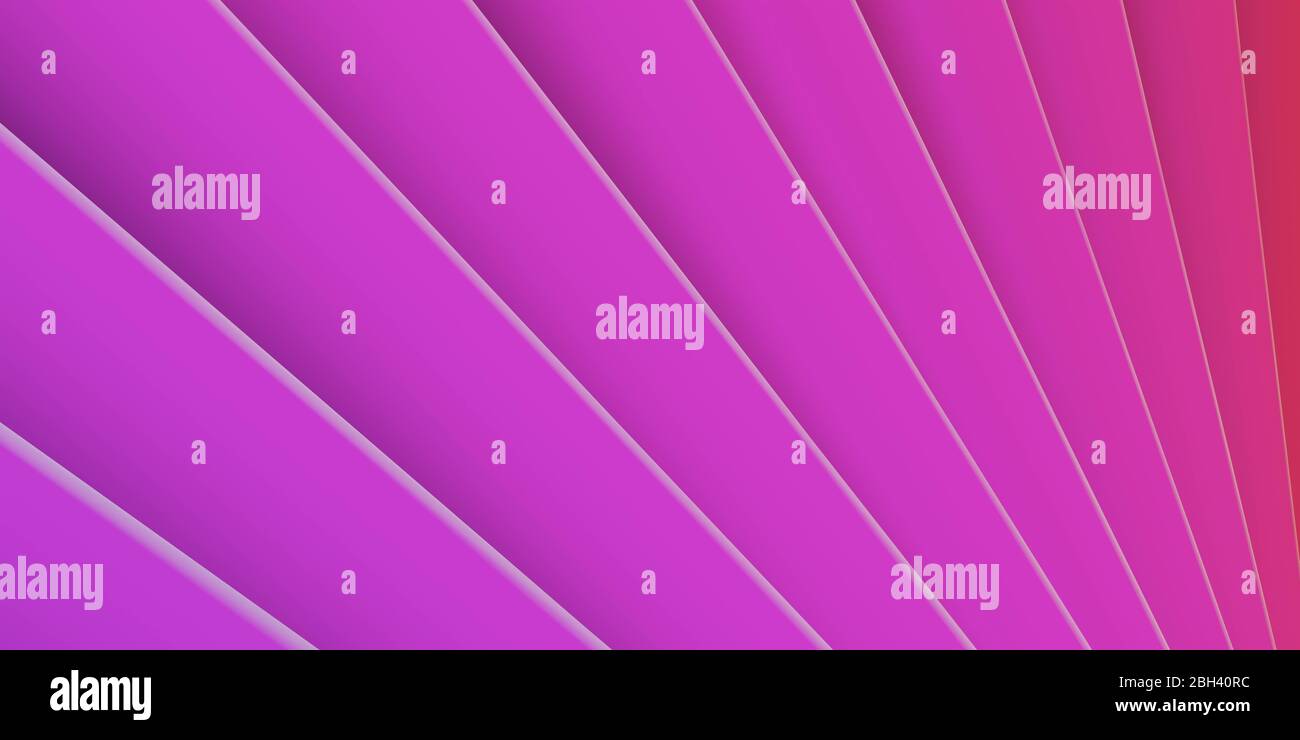 colourful background metal steel columns fan 3d render illustration ...