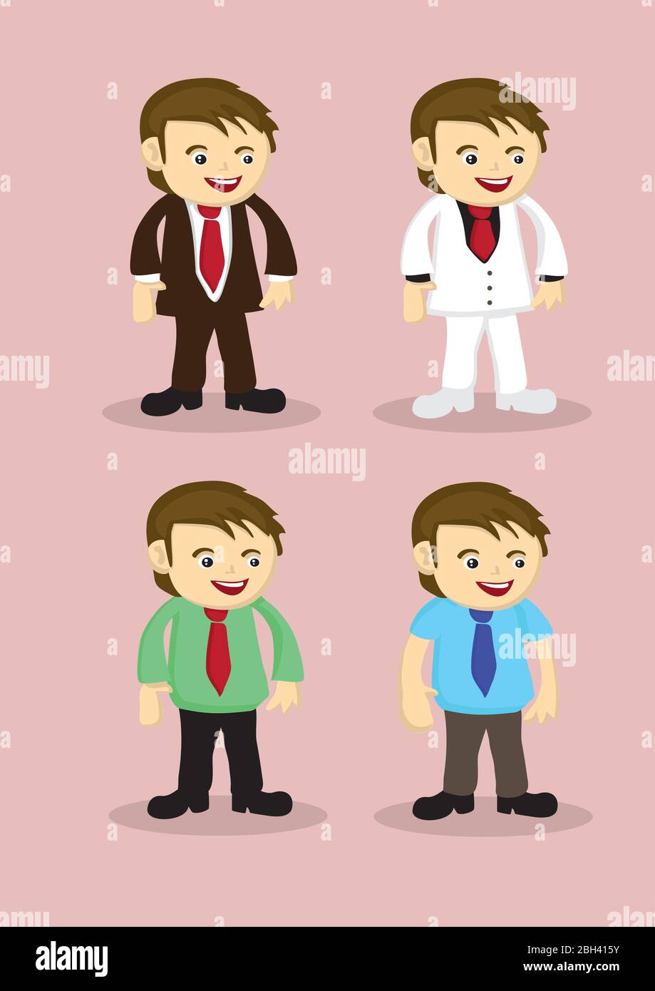Work working clothes clothing attire Stock Vector Images - Alamy