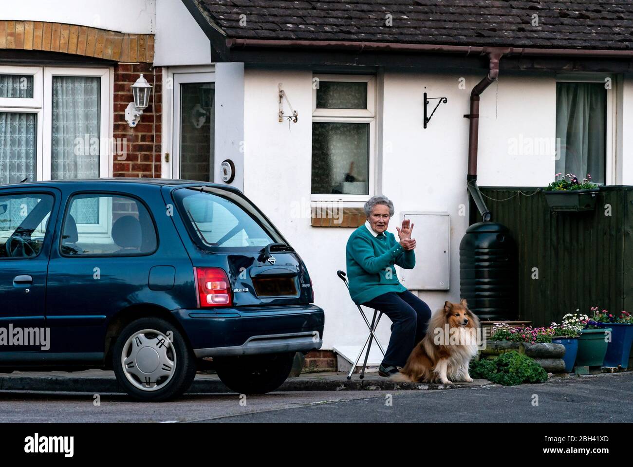 Paddock Wood, KENT - 92 year old widow Peggy Downes of Paddock Wood ...