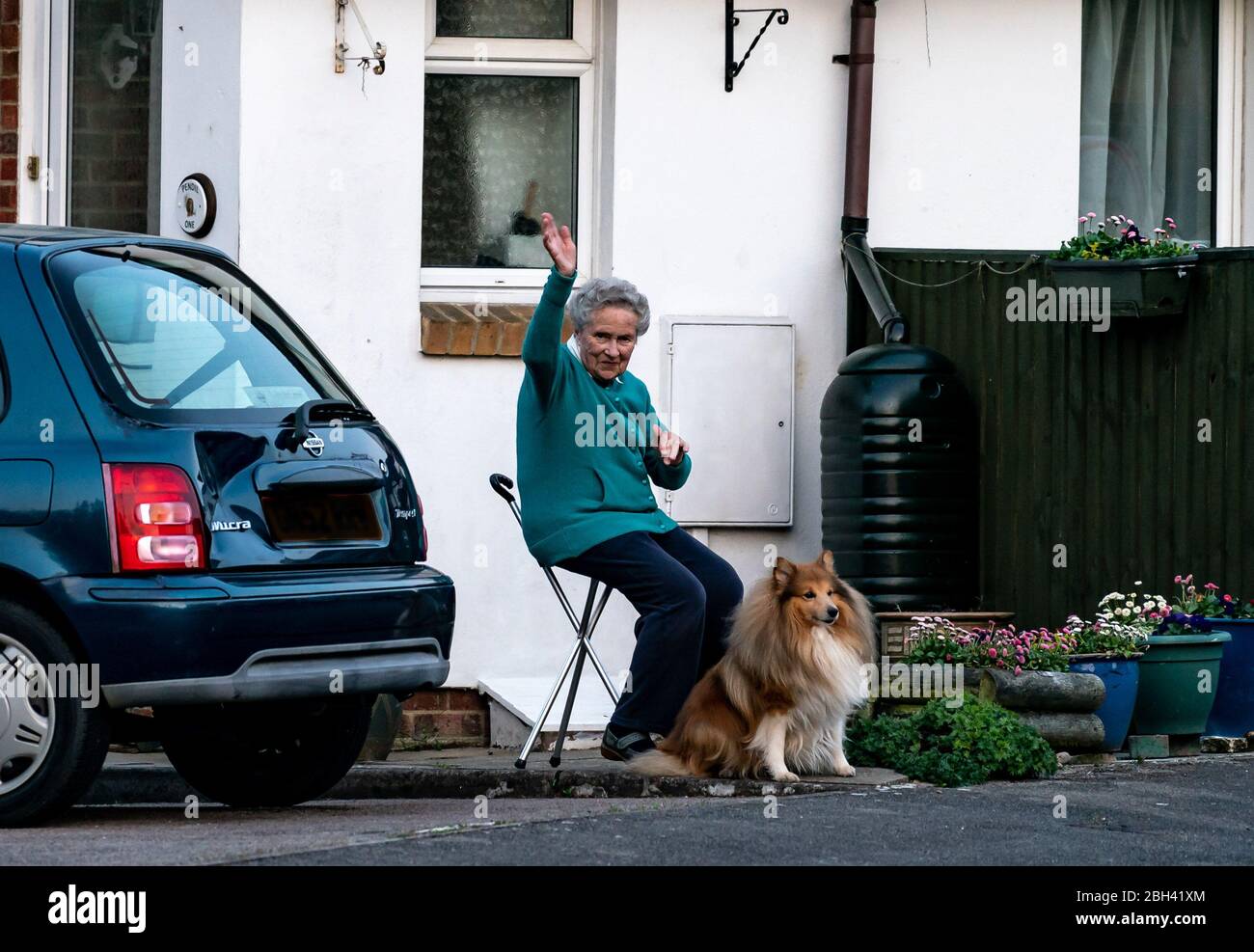 Paddock Wood, KENT - 92 year old widow Peggy Downes of Paddock Wood ...