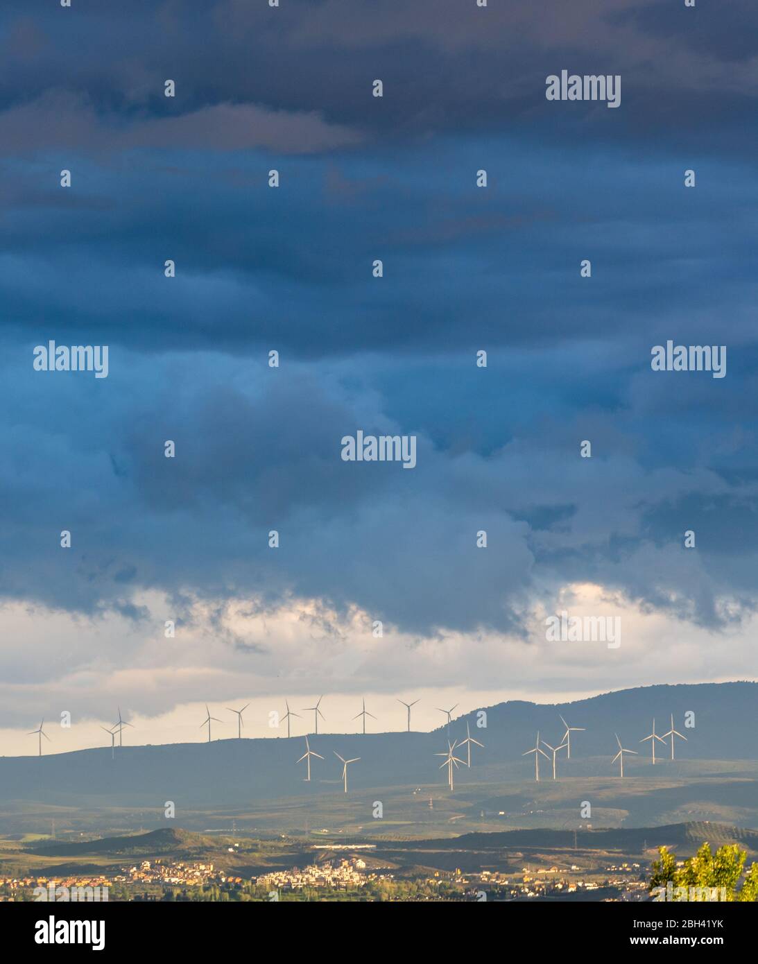 Park spring wind farm hi-res stock photography and images - Alamy