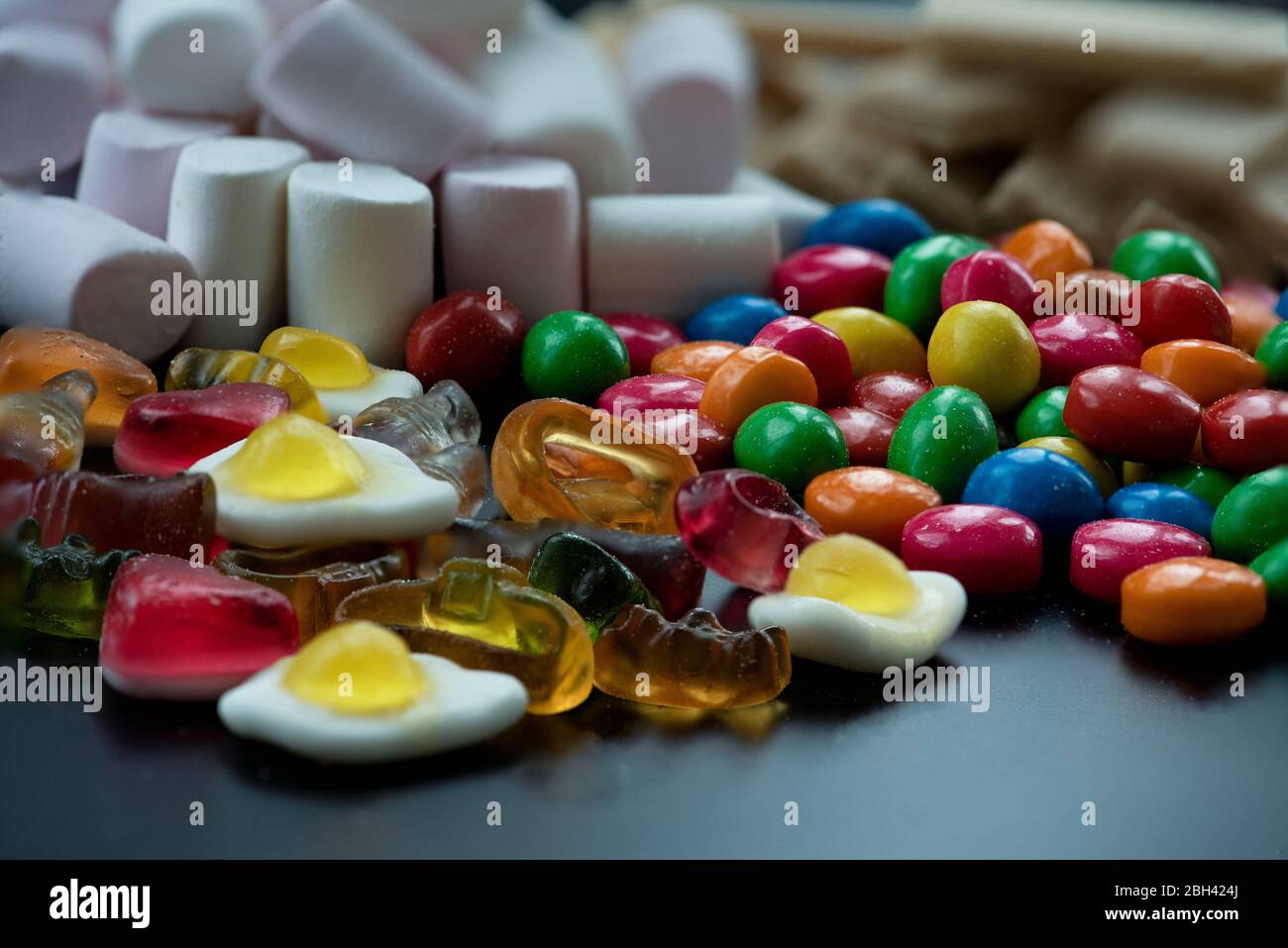 An assortment of various candies Stock Photo - Alamy