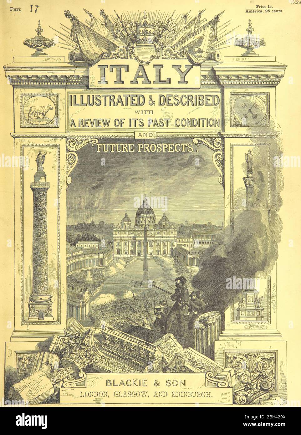 Victorian book cover page Stock Photo - Alamy