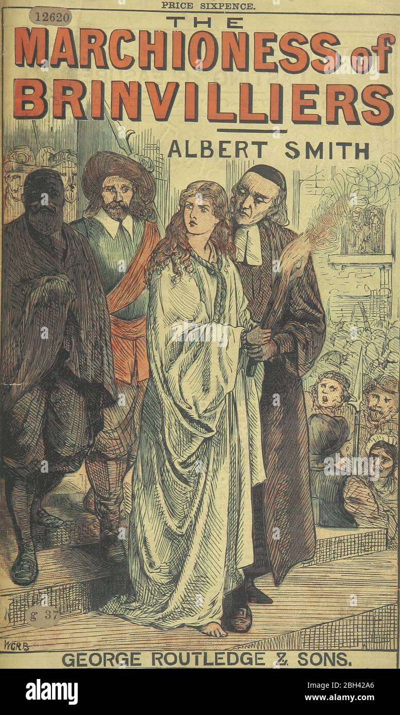 Victorian book cover page Stock Photo - Alamy