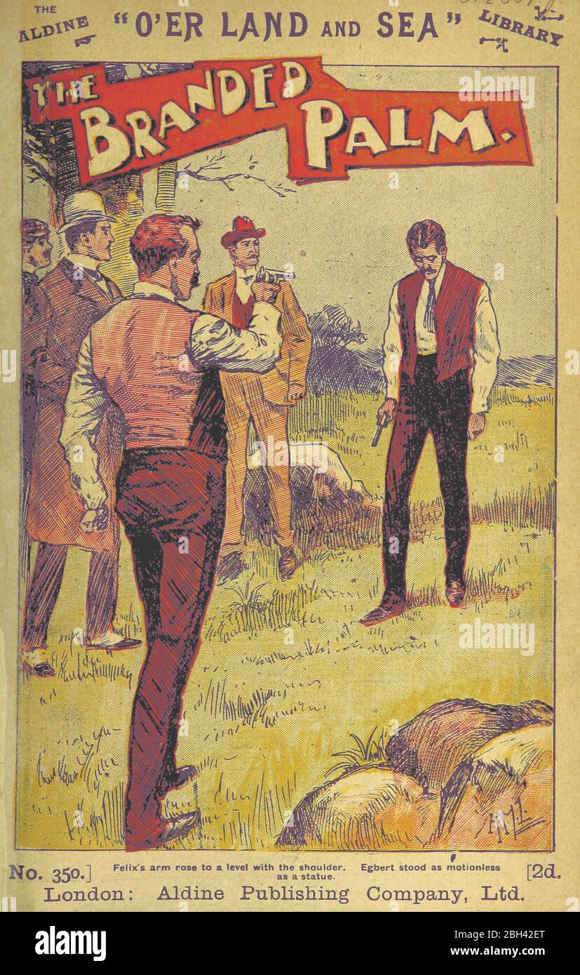 Victorian book cover page Stock Photo - Alamy