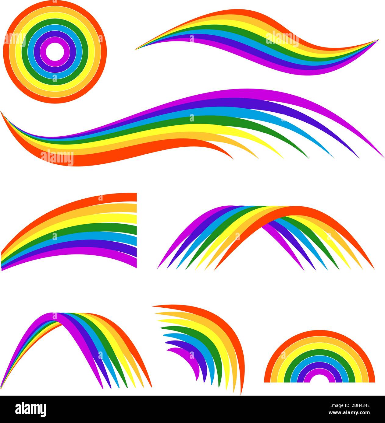 Rainbow Logos Designs