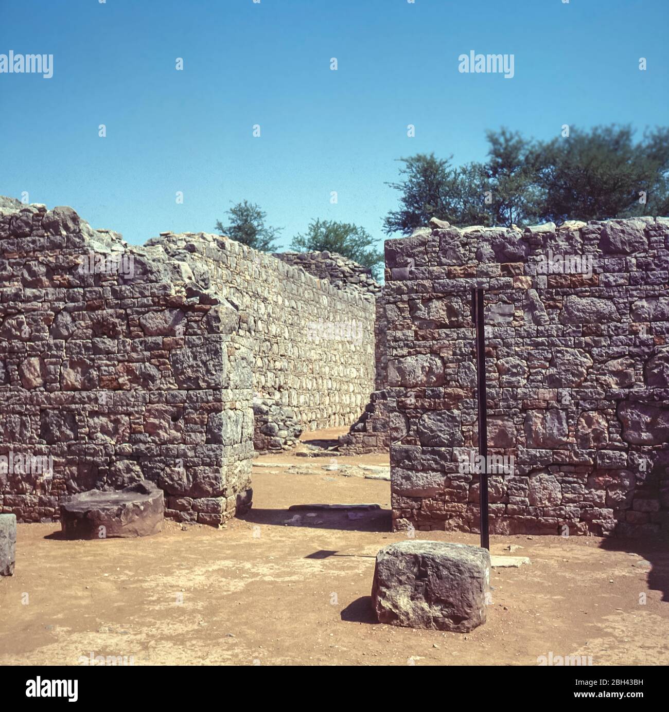 Pakistan, The ruins of the library building at the UNESCO World ...