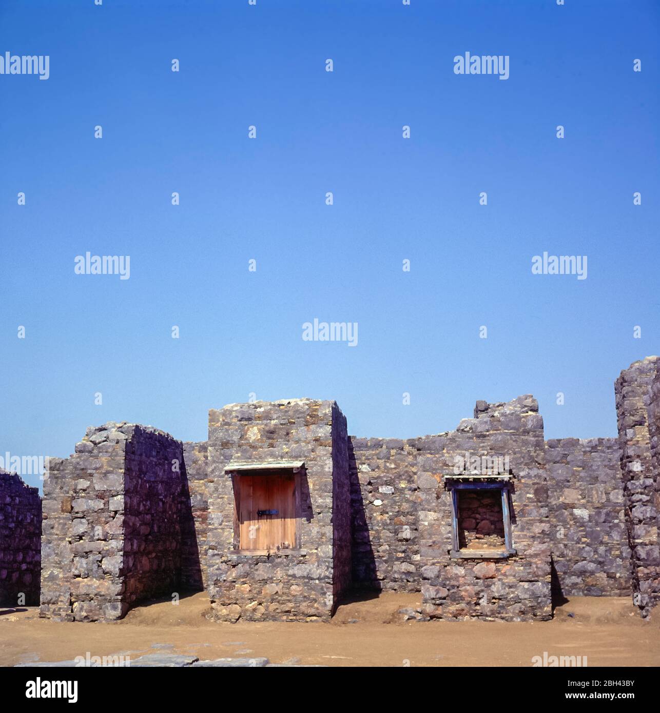 Pakistan, The ruins of the library building at the UNESCO World ...