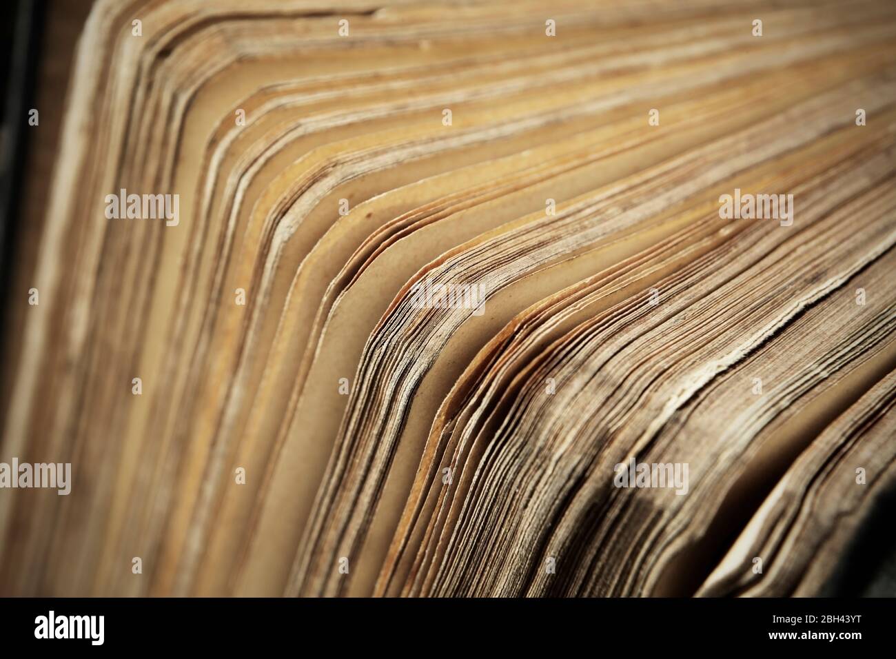 Pages of old book Stock Photo - Alamy