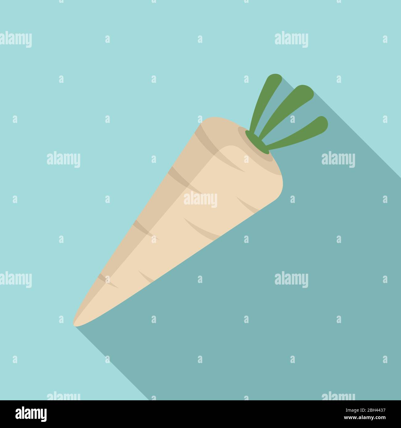 Parsnip icon. Flat illustration of parsnip vector icon for web design ...