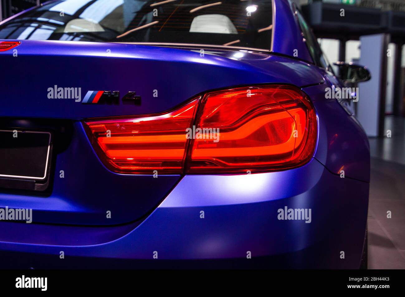 BMW M4 rear light. BMW Welt, Munich, Germany, March 2020 Stock Photo ...