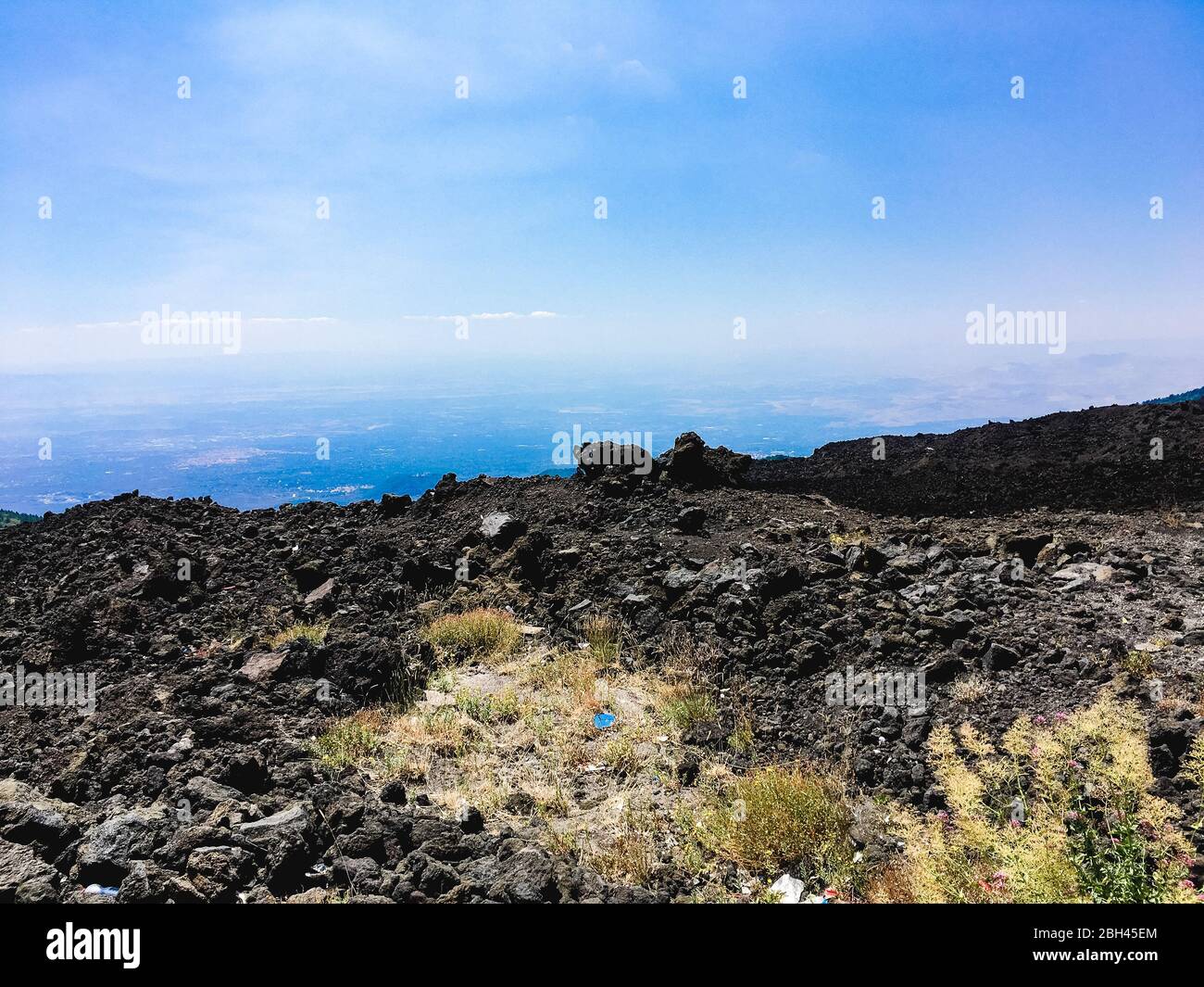 Mountain Etna and Etna Volcano in Sicily, Italy Stock Photo - Alamy