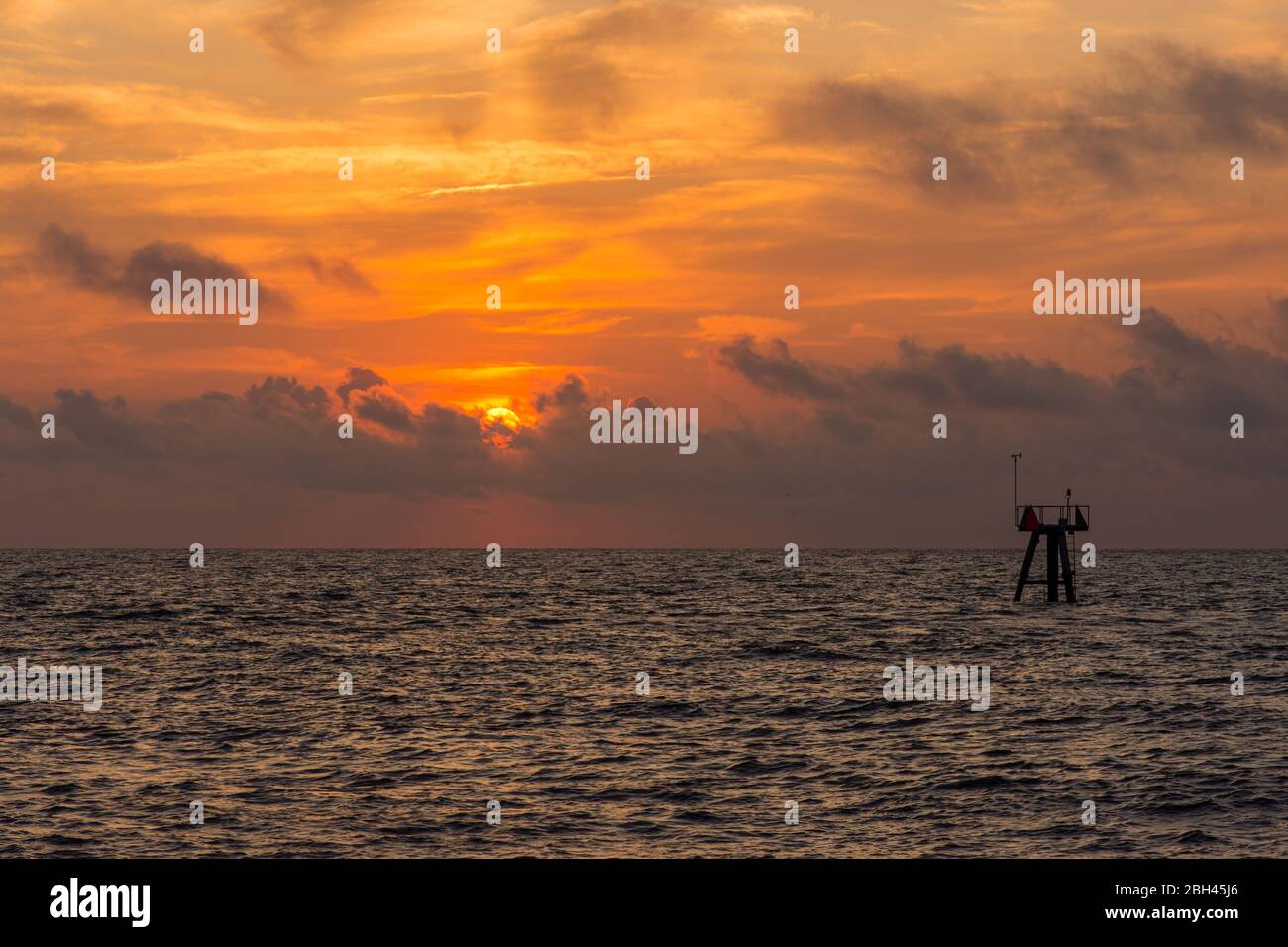 Sunrise over Atlantic Coast Line Stock Photo - Alamy