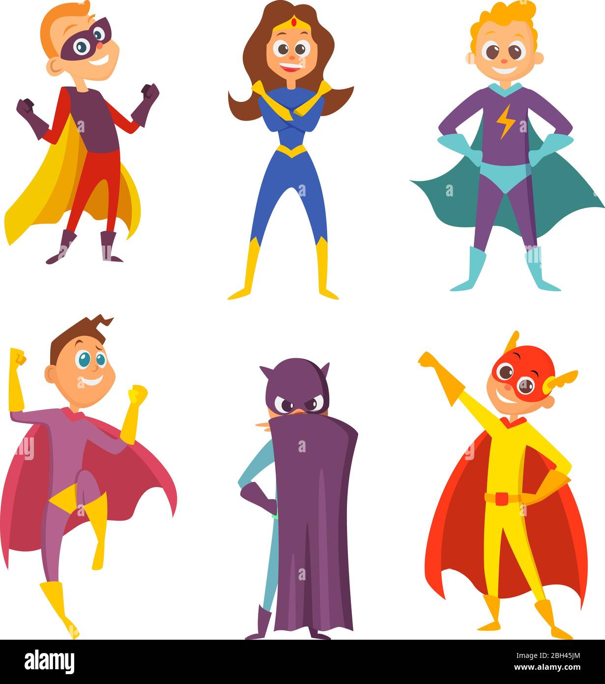 Superheroes cartoon Stock Vector Images - Alamy