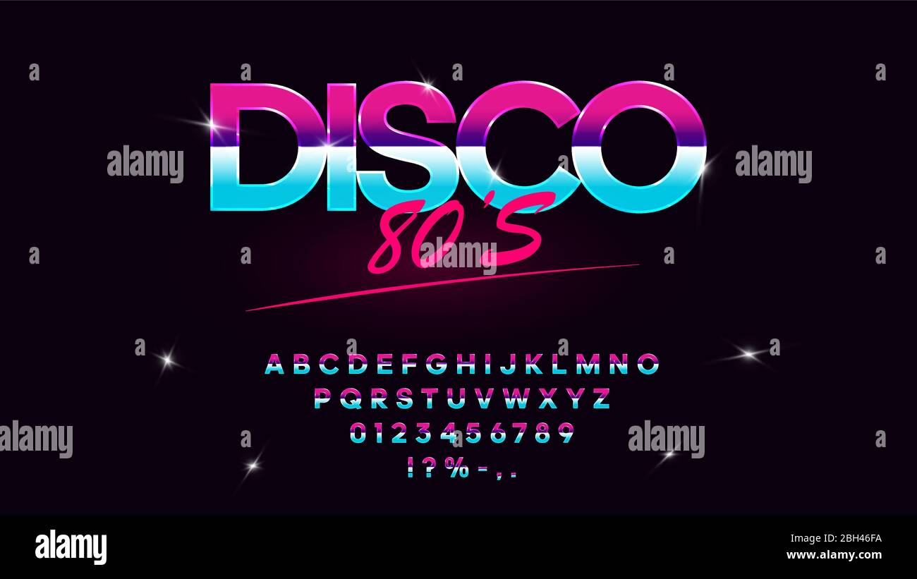 1980 1980s retro new Stock Vector Images - Alamy