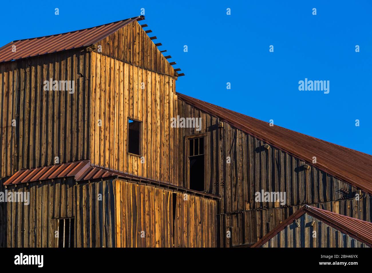 Berlin Mill for crushing ore in the old silver and gold mining ghost ...