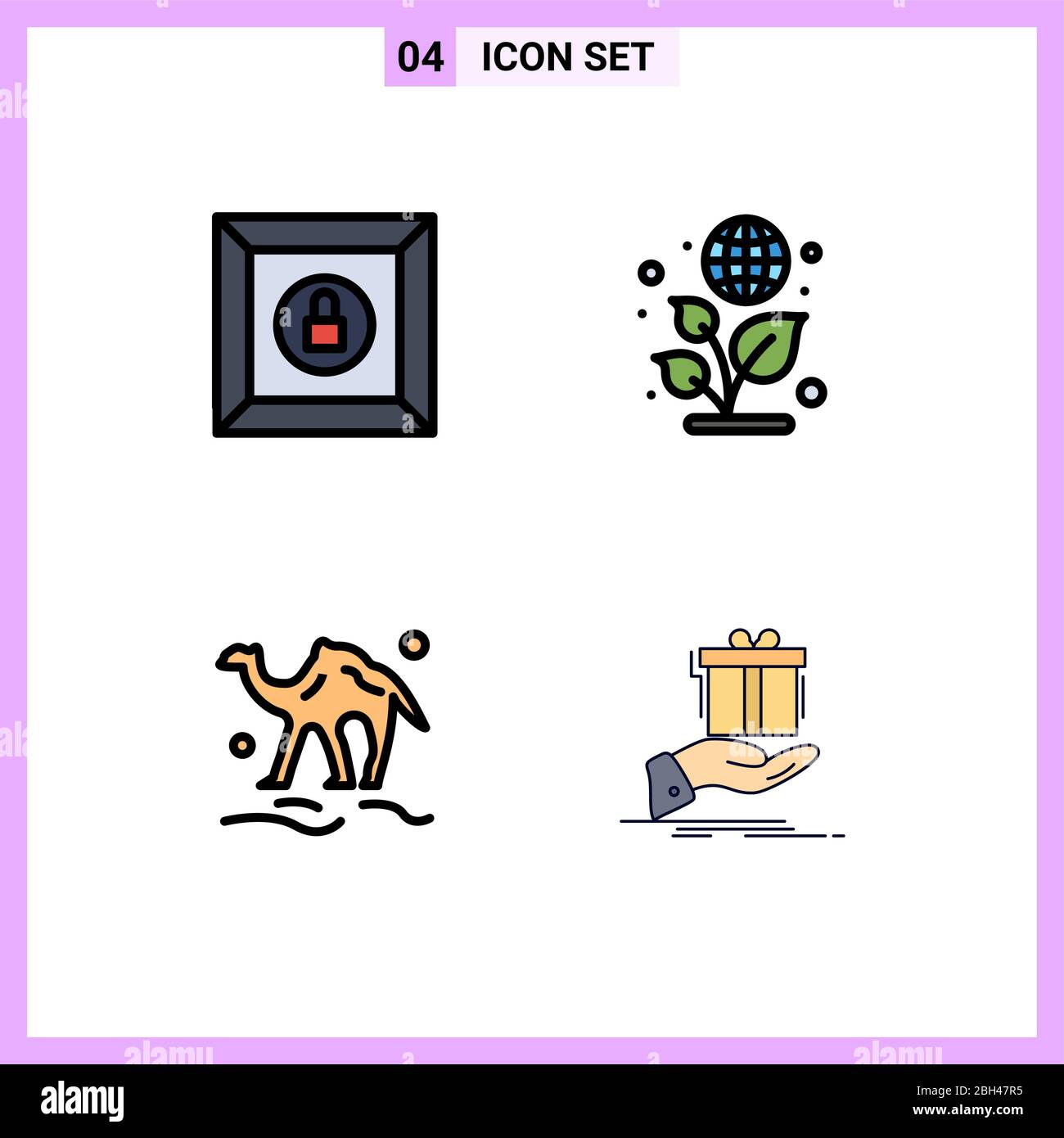 Camel box Stock Vector Images - Alamy