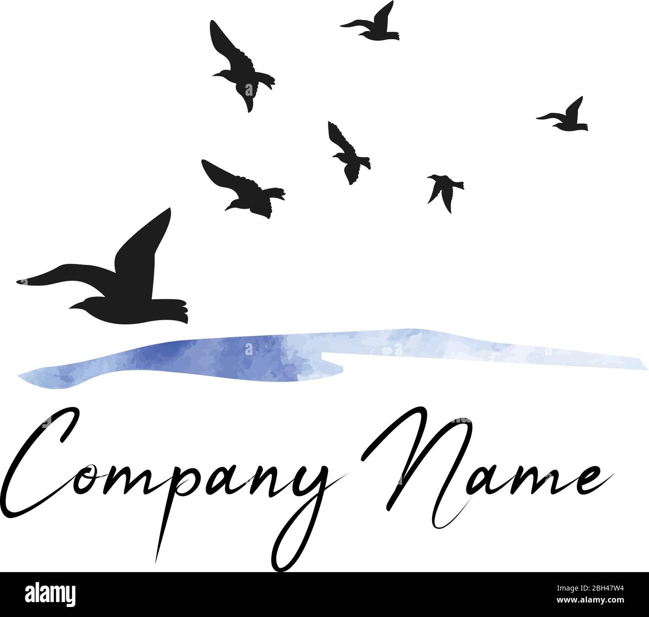 Set vector wings logo Cut Out Stock Images & Pictures - Alamy