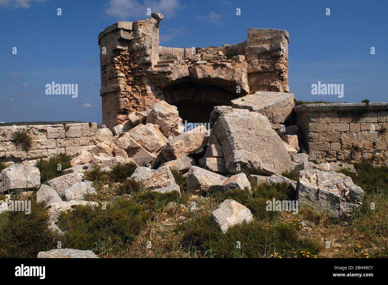 Fortaleza de Isabel II, La Mola, Menorca, Spain Stock Photo - Alamy