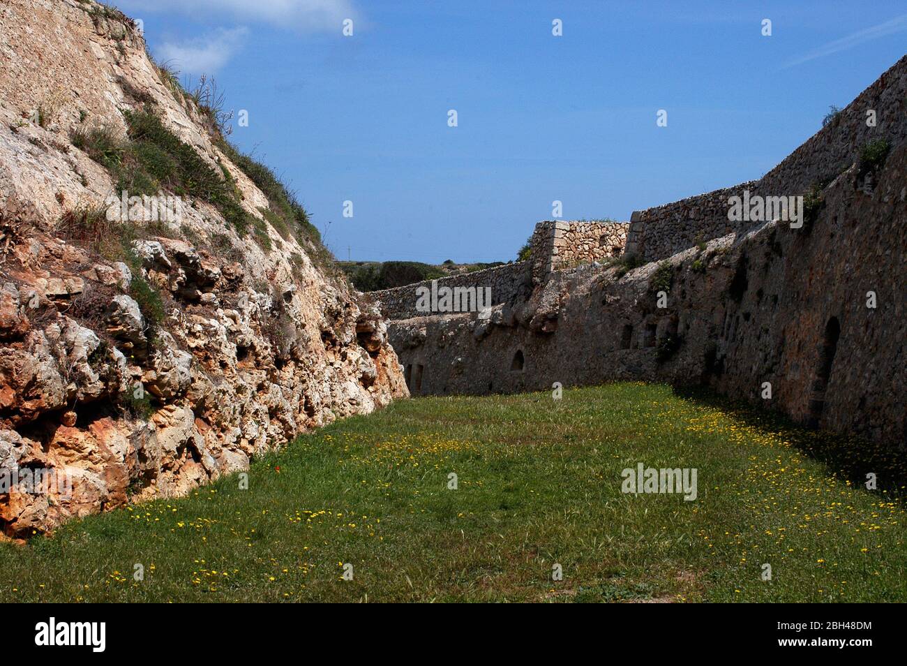 Fort Marlborough. Fortaleza de Isabel II, La Mola, Menorca, Spain Stock ...
