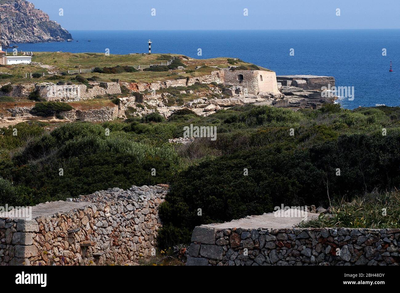Fortaleza de Isabel II, La Mola, Menorca, Spain Stock Photo - Alamy