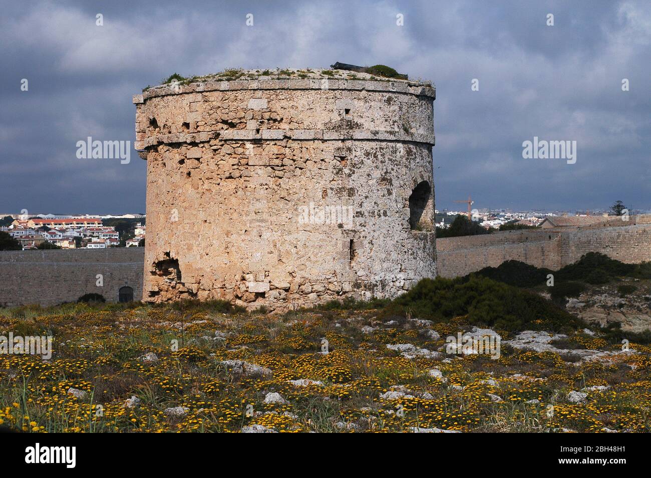 Fortaleza de Isabel II, La Mola, Menorca, Spain Stock Photo - Alamy